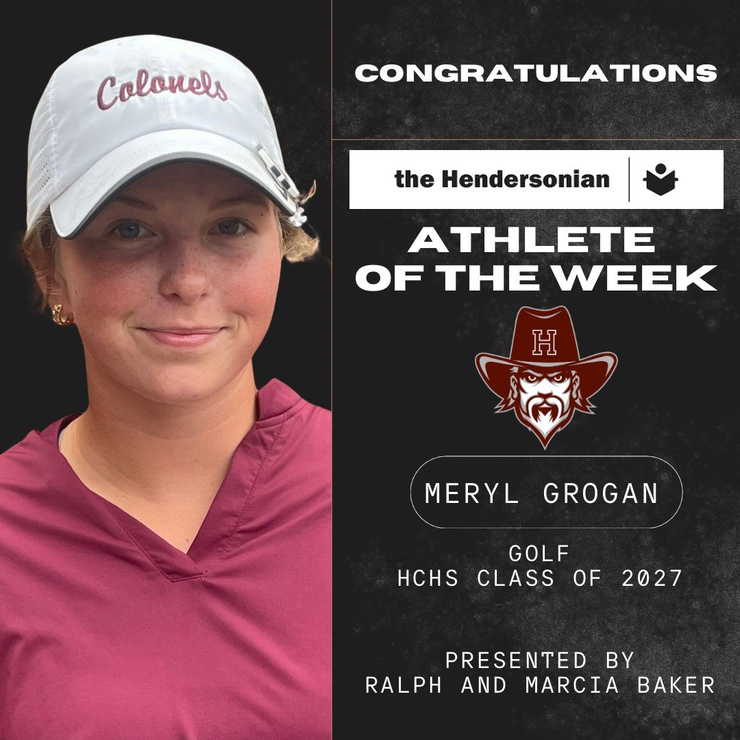 Grogan picks up inaugural Athlete of the Week award - The Hendersonian
